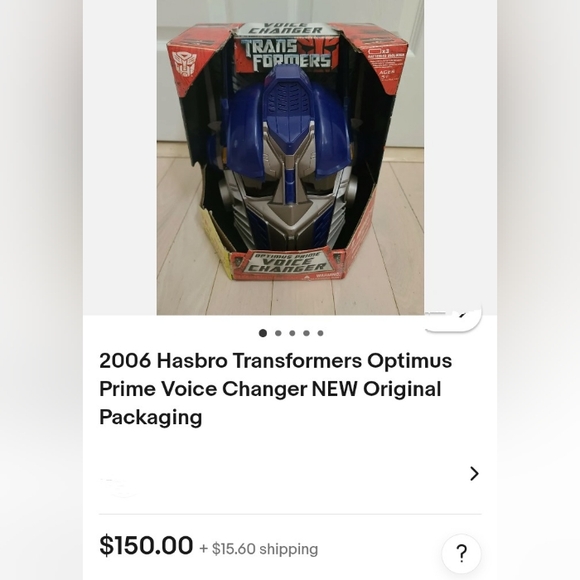 Hasbro | Accessories | Transformers Optimus Prime Voice Changer | Poshmark